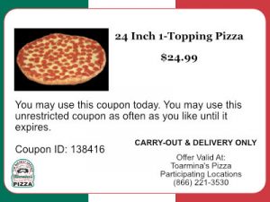 Toarmina's Pizza Michigan 23 Great Locations