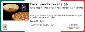 Toarmina's Pizza Michigan 23 Great Locations